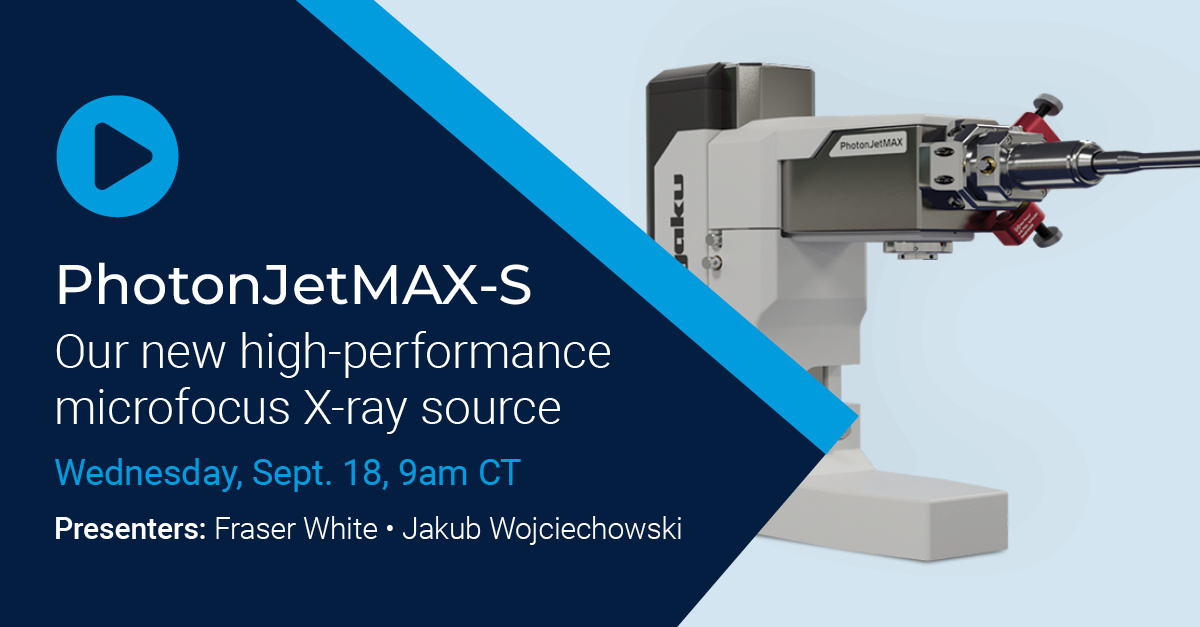 Rigaku PhotonJetMAX-S Webinar